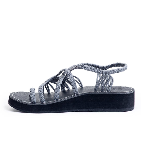 Plaka Platform Sandals for Women | Urban Gray - Plaka Sandals