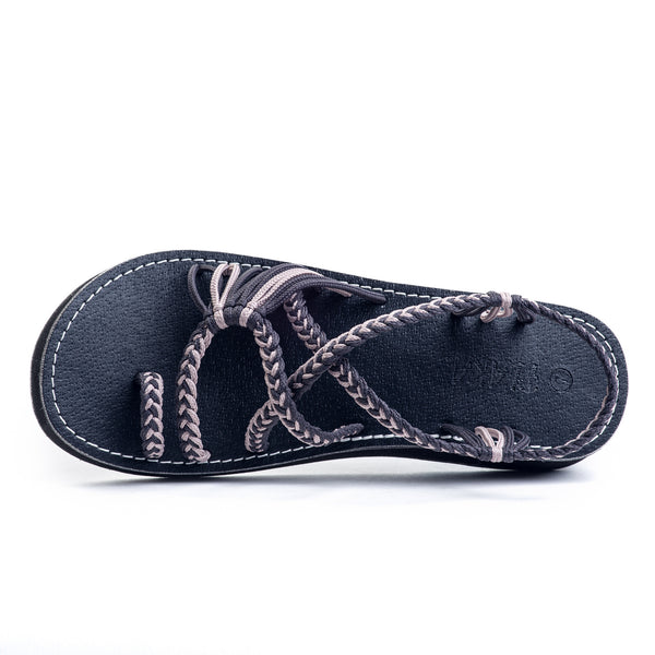 Plaka Platform Sandals for Women | Anchor Gray Brazilian Sand - Plaka ...
