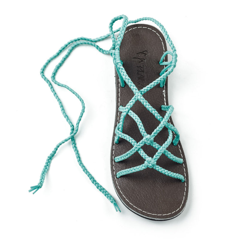 Sahara Gladiator Sandals Women | Turquoise - Plaka Sandals